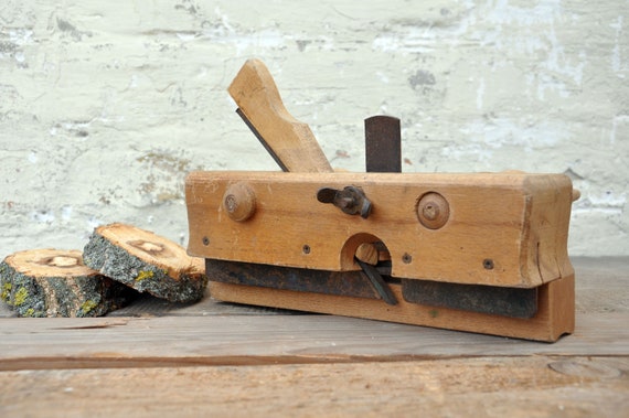Vintage wooden Soviet hand planer 1960s | Etsy