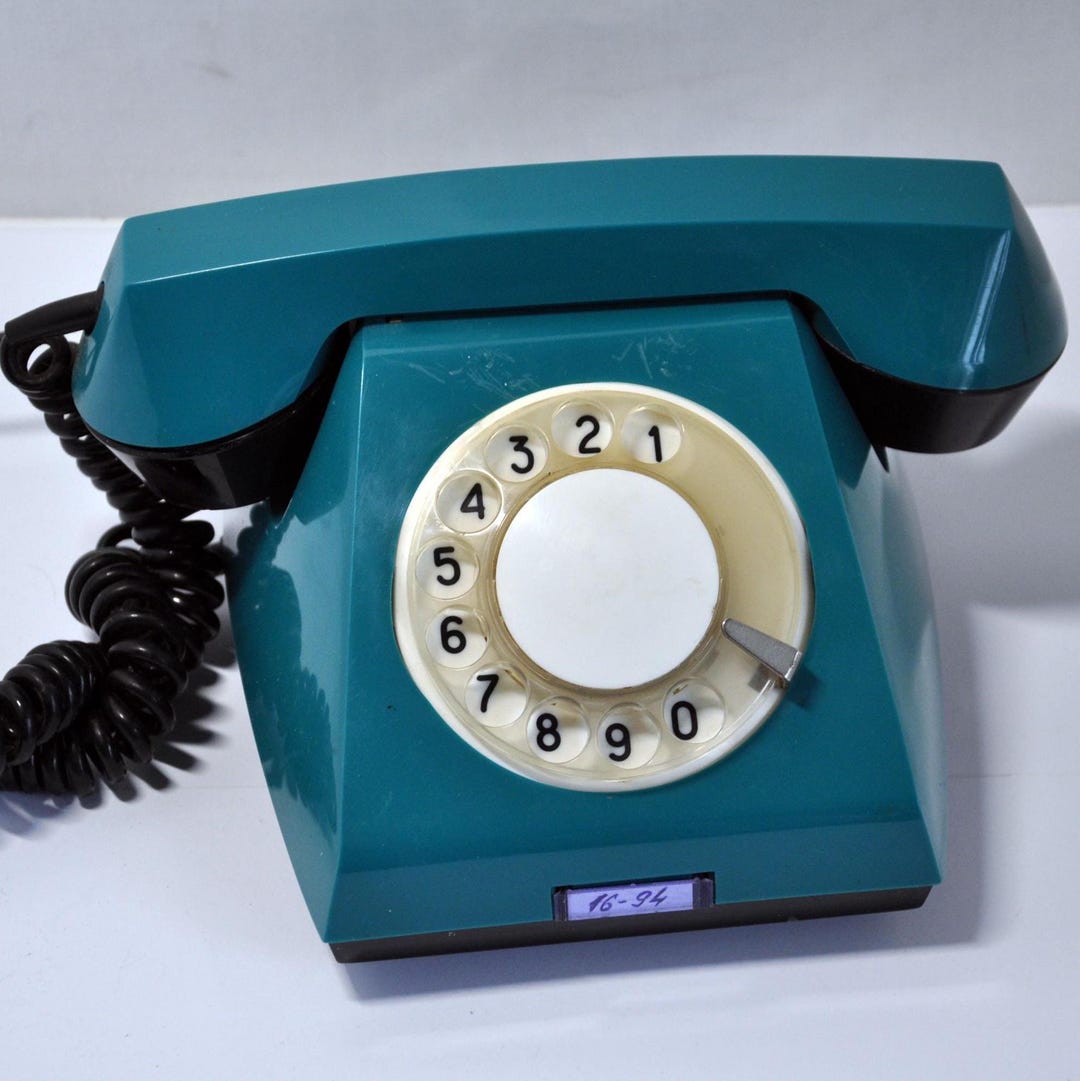 Vintage Soviet Rotary Telephone, 1987 - Etsy