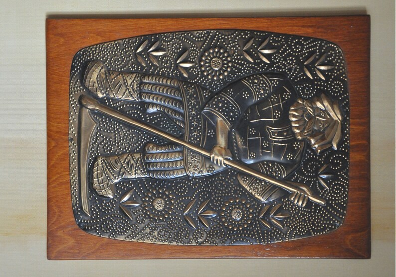 Vintage Soviet Copper Chasing 1980s - Etsy