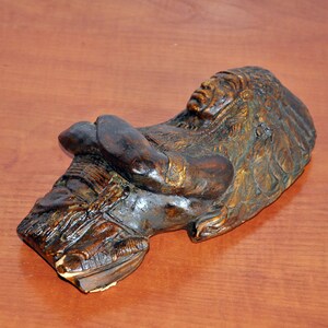 Rare Vintage Plaster Native Chief Statue, 1970s - Etsy