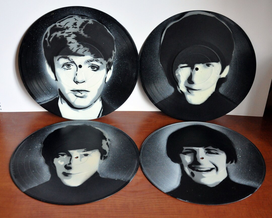 Vinyl Record Stencil Art - Etsy
