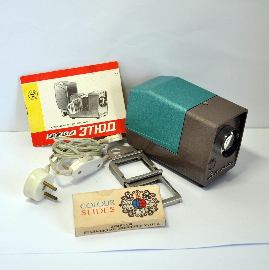 Vintage Soviet Slide Projector Etude, 1975 - Etsy
