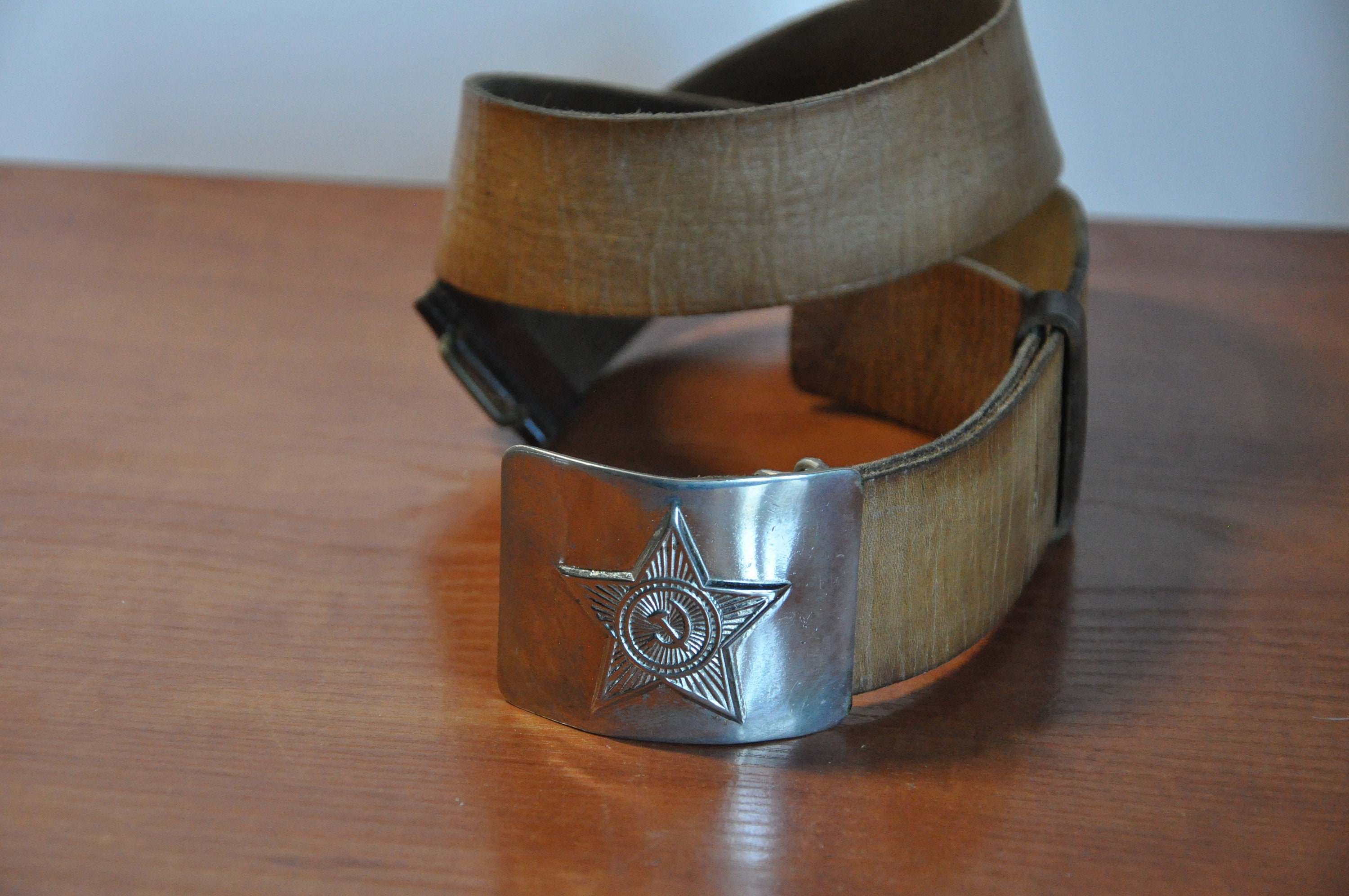 Soviet Leather Military Soldier's Belt, 1980s - Etsy