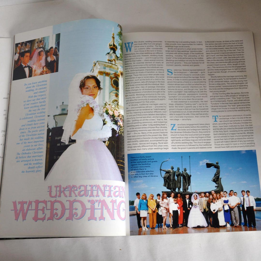 Vintage Ukrainian Illustrated Magazine Welcome to Ukraine, 2001 - Etsy