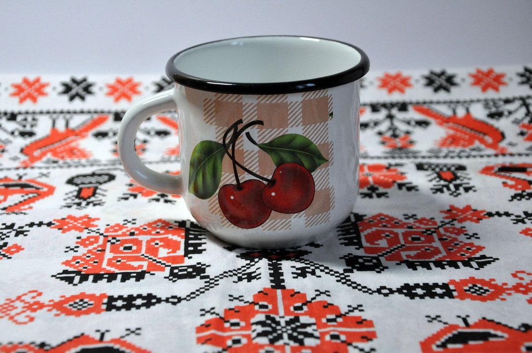 Rare Vintage Original Soviet Enameled Mug, 1980s - Etsy