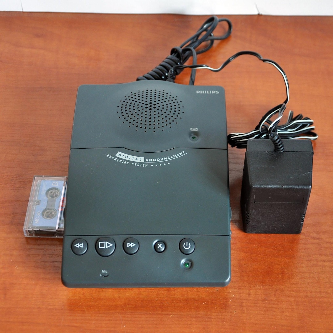 Vintage Cassette Answering Machine TD 9358, 1990s - Etsy