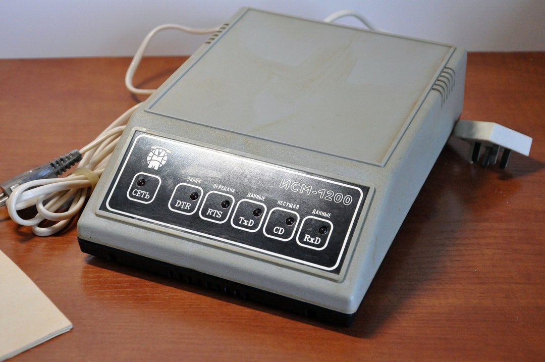 Rare Vintage External Dial up Modem ISM-1200, 1993 - Etsy