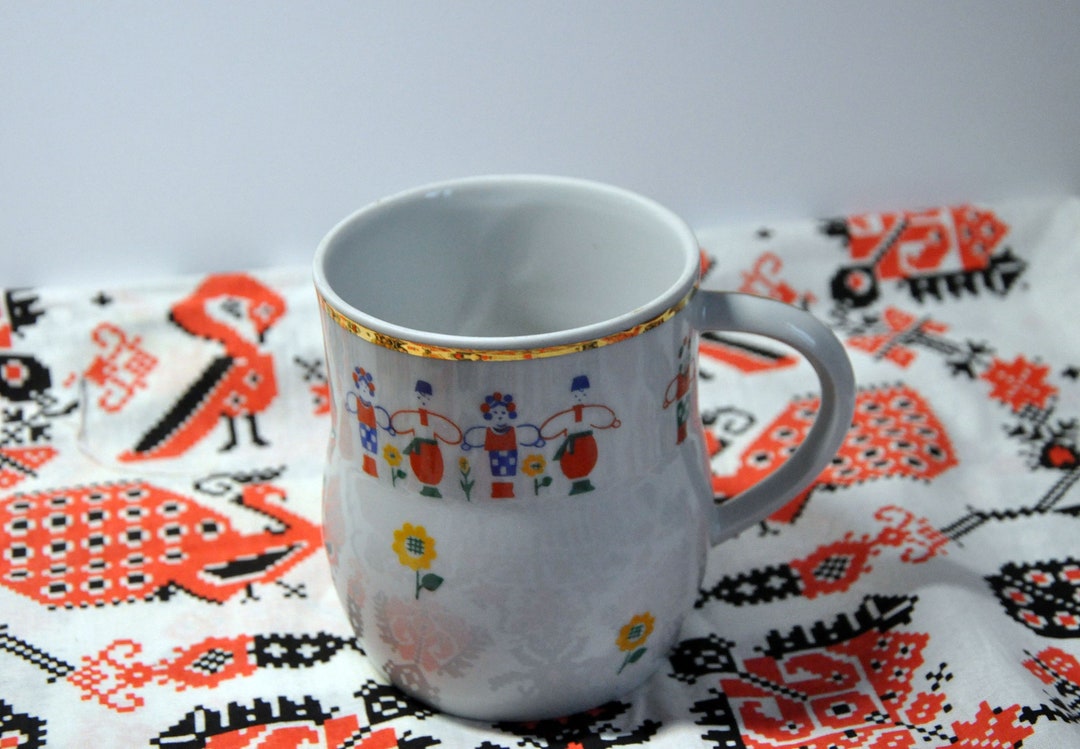Rare Vintage Original Soviet Porcelain Mug, 1970s - Etsy