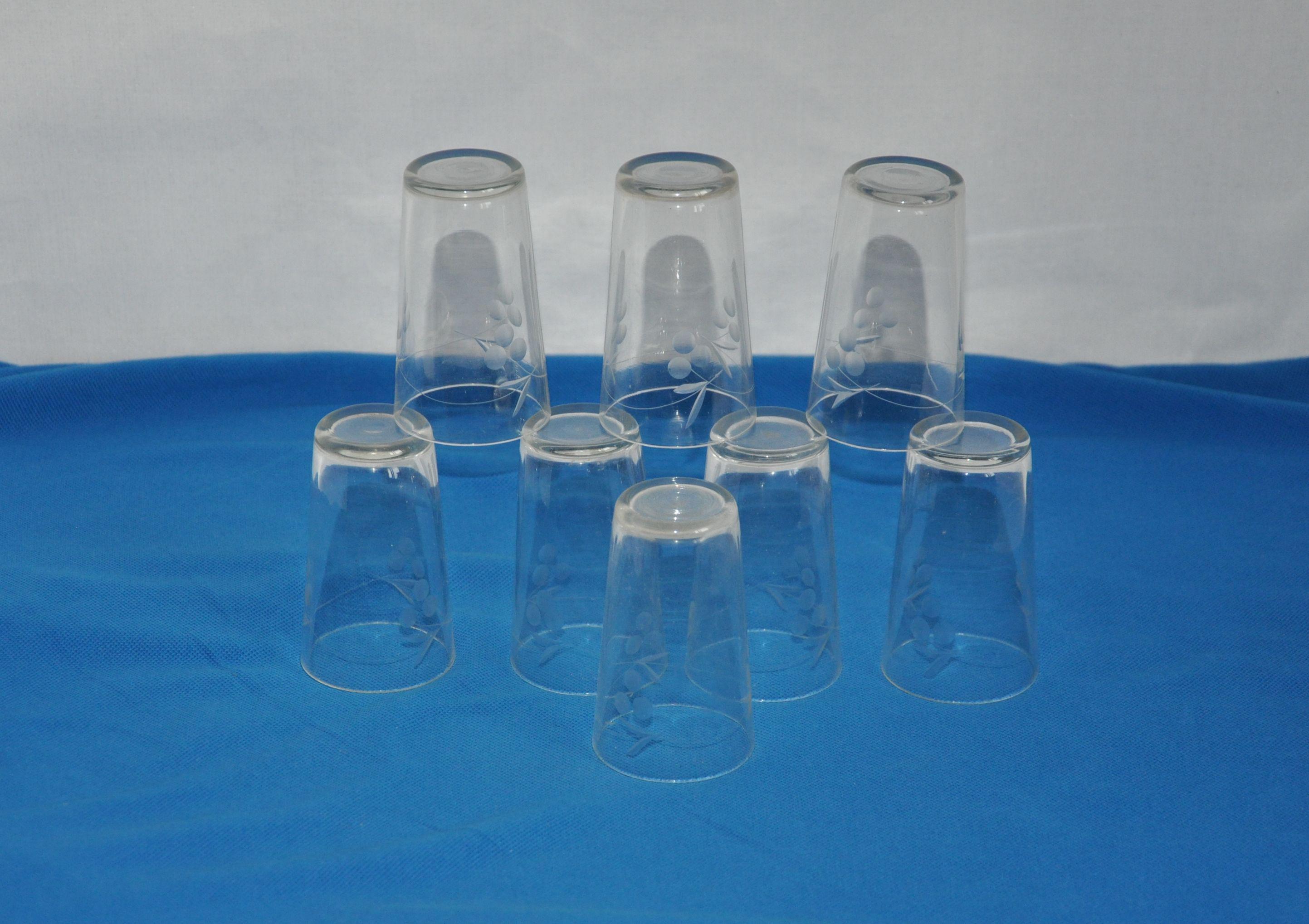 Set of Soviet Drinking Glasses, 1970s - Etsy