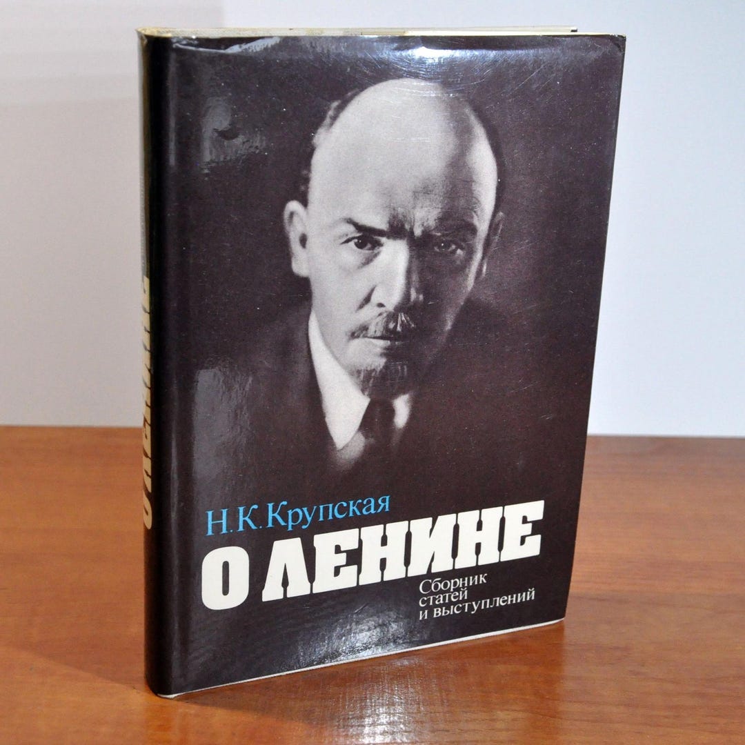 Vintage Soviet Book – Krupskaya's Reminiscences of Lenin (1979) - Etsy