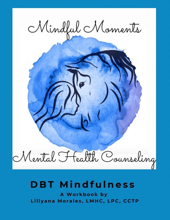 DBT Mindfulness Mental Health Workbook From a Licensed - Etsy