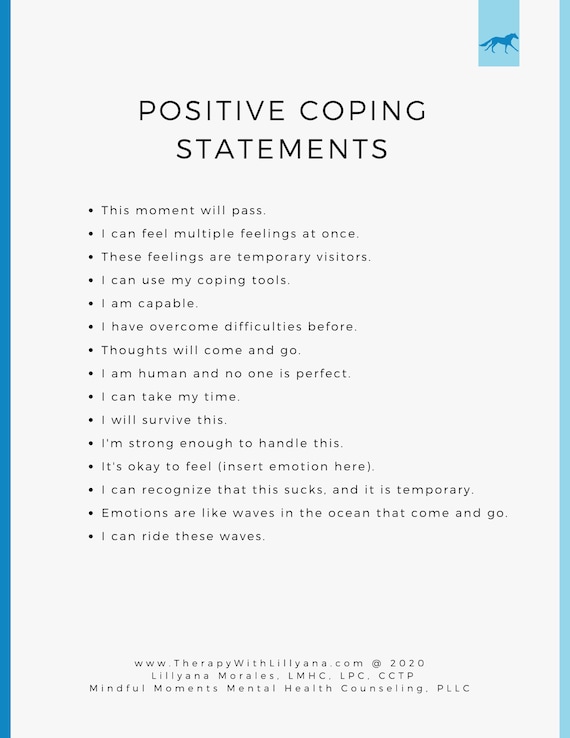 DBT Distress Tolerance Coping Worksheet by Licensed Therapist | Etsy