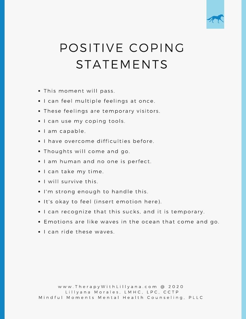 DBT Distress Tolerance Coping Worksheet by Licensed Therapist to ...