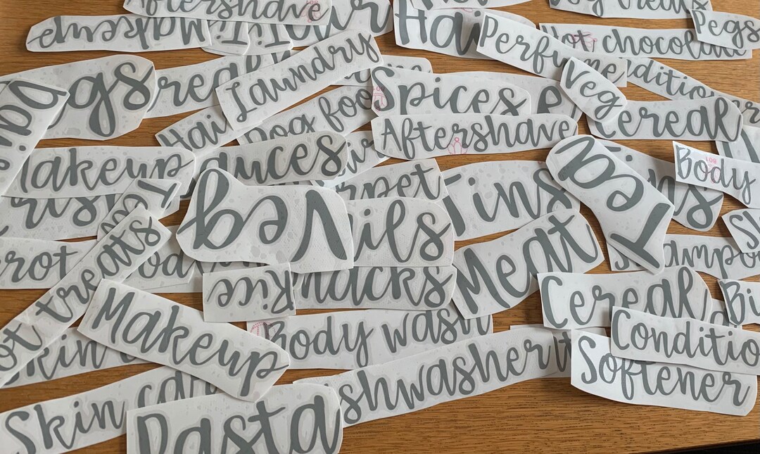 Set of 16 Home Organisation Storage Labels Inspired by Mrs Hinch - Etsy