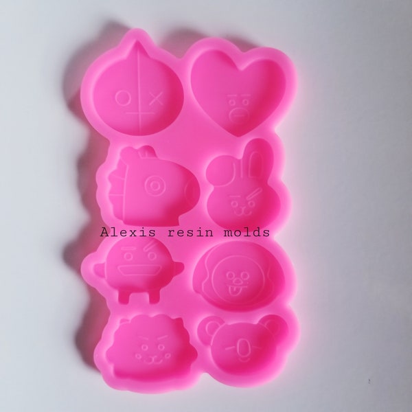 Cartoon Silicone Molds - Etsy