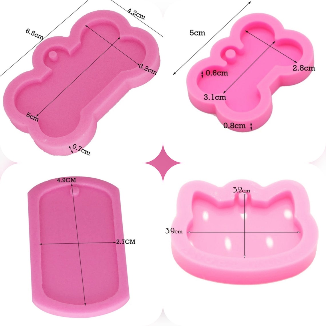 Pet Tag Molds - Etsy