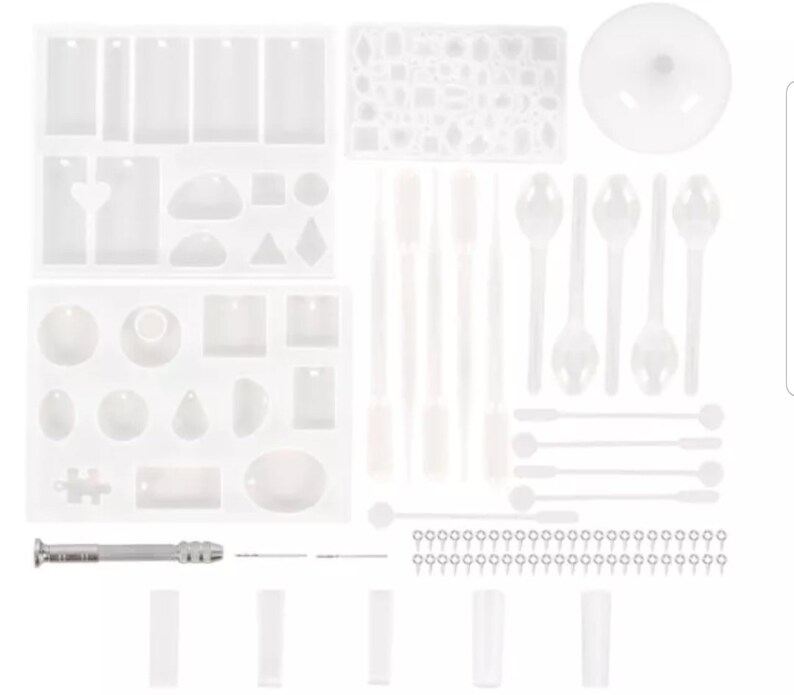 77 Piece Resin Making Stater Kit - Etsy