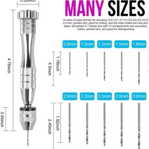 Steel Hand Drill for Resin Pieces - Etsy