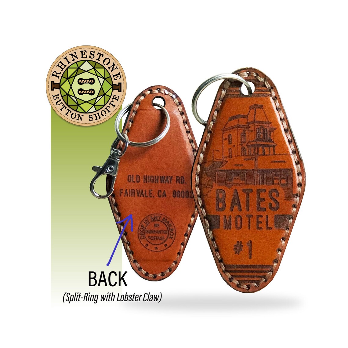 Bates Motel PSYCHO Vintage Style Motel Keychain - Etsy