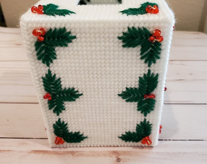Holly Tissue Box, Cover - Etsy