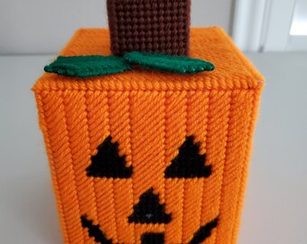Pumpkin Tissue Box - Etsy