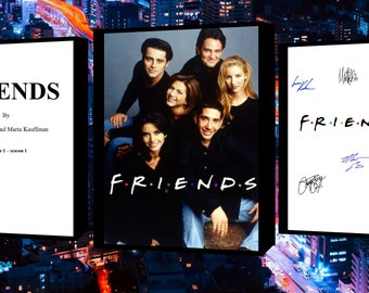Signed Friends Script | Etsy