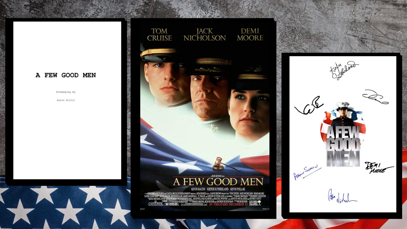 A Few Good Men Script/Screenplay & Movie Poster And Autographs | Etsy