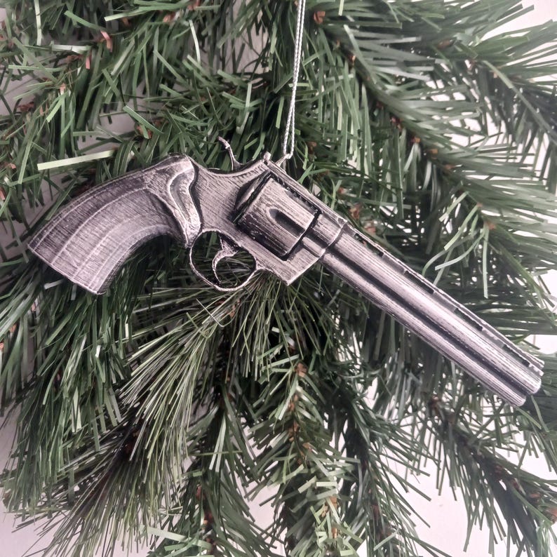 3D Printed Colt Python Revolver Christmas Ornament – Hand Painted - Etsy