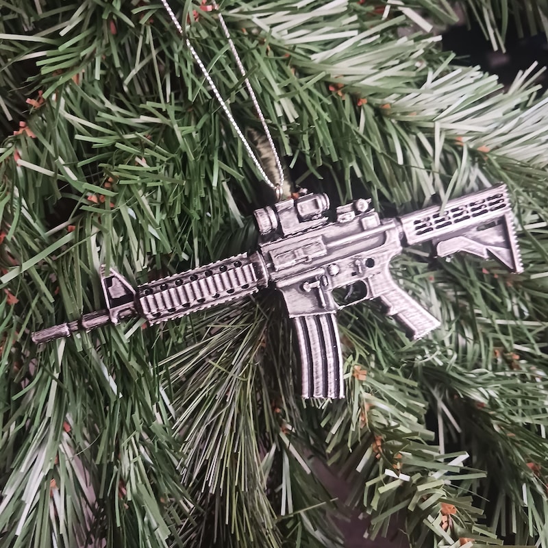 Rifle Christmas Ornament - Etsy