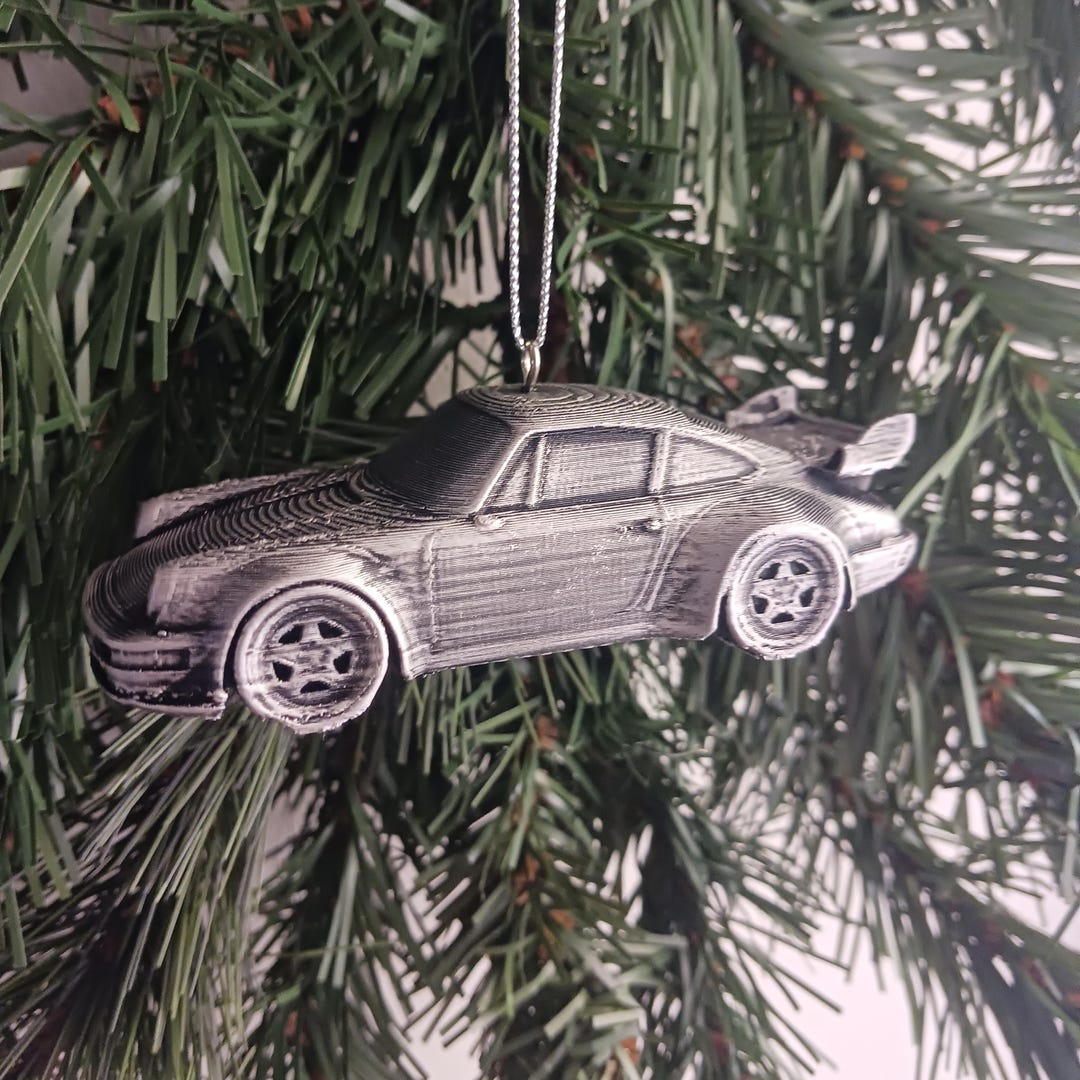 Custom 3D Porsche 911 Personalized Christmas Ornament - Unique - High ...