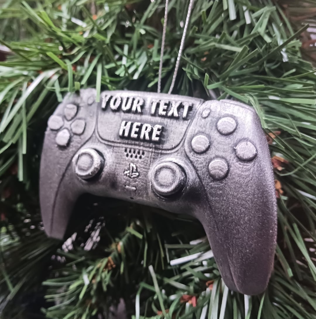 Custom 3D PS5 Controller Christmas Ornament Unique High Quality - Etsy