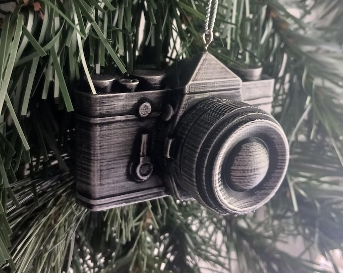 Black or Brown Digital Camera Christmas Ornament Photographer Ornament ...