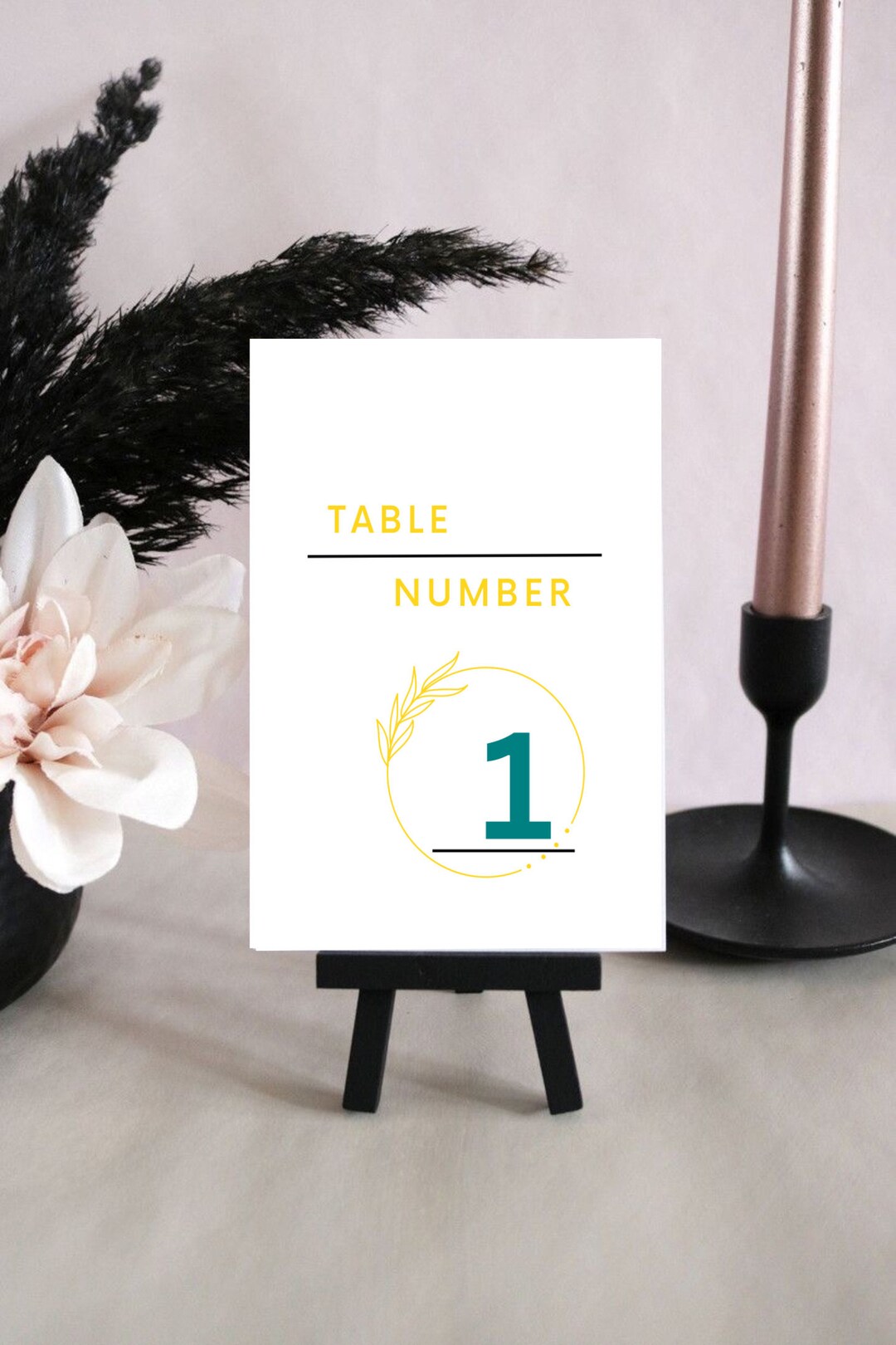 Printable Table Number - Etsy