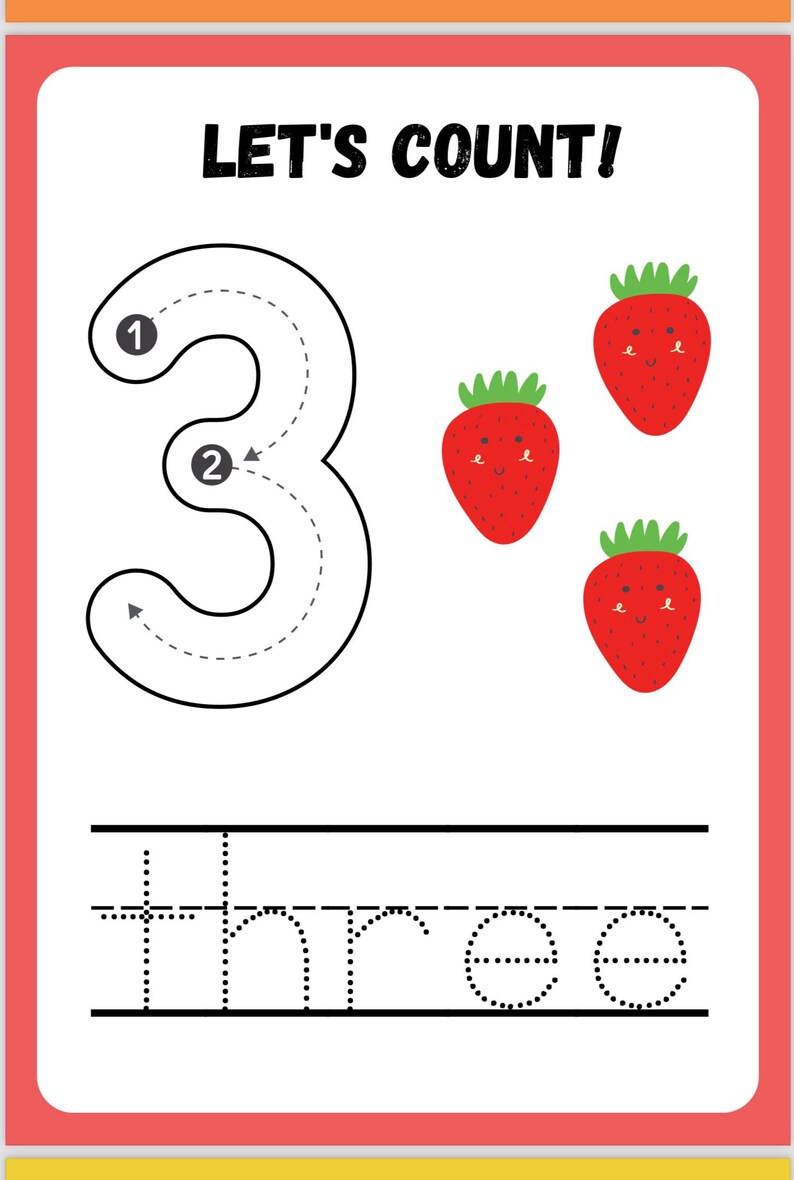 Learn to Count,number Flashcards 1-10, Numbers 1-10, Lerarn ...