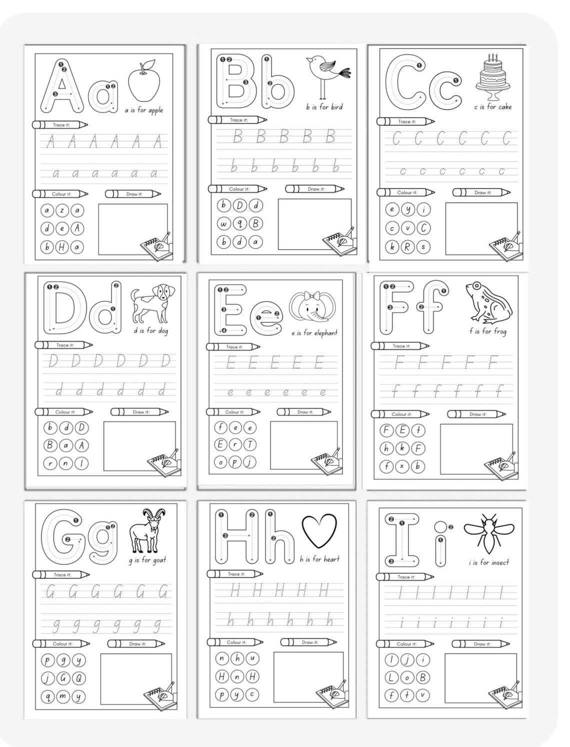 Preschool Pre-k + Kindergarten Learning Bundle| Printable Activity ...
