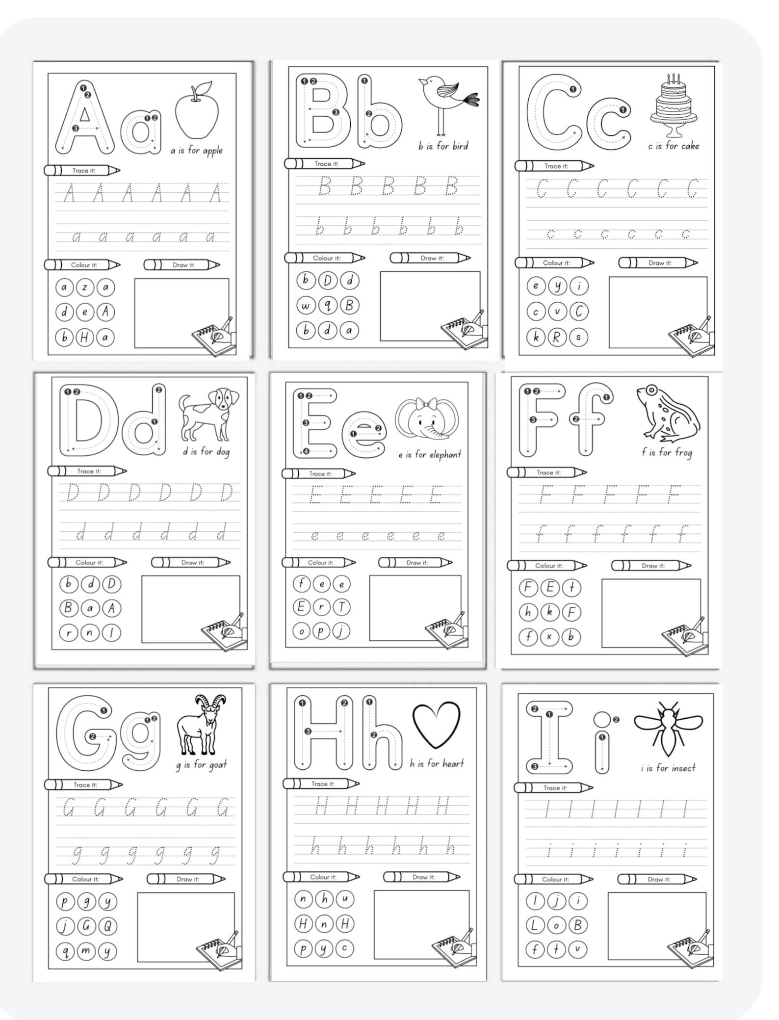 Preschool Pre-k + Kindergarten Learning Bundle| Printable Activity ...