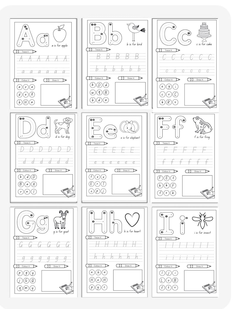 Preschool Pre-k + Kindergarten Learning Bundle| Printable Activity ...
