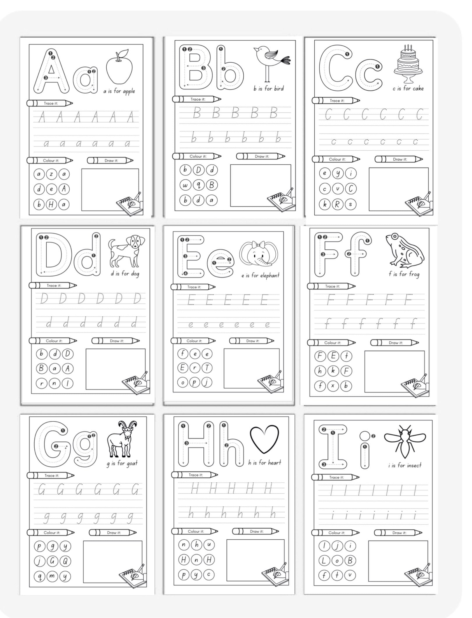 Preschool Pre-k + Kindergarten Learning Bundle| Printable Activity ...
