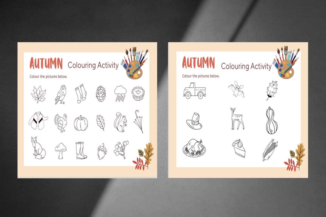 Colouring Pages, Autumn Colouring Pages, Activities for Kids, Printable ...