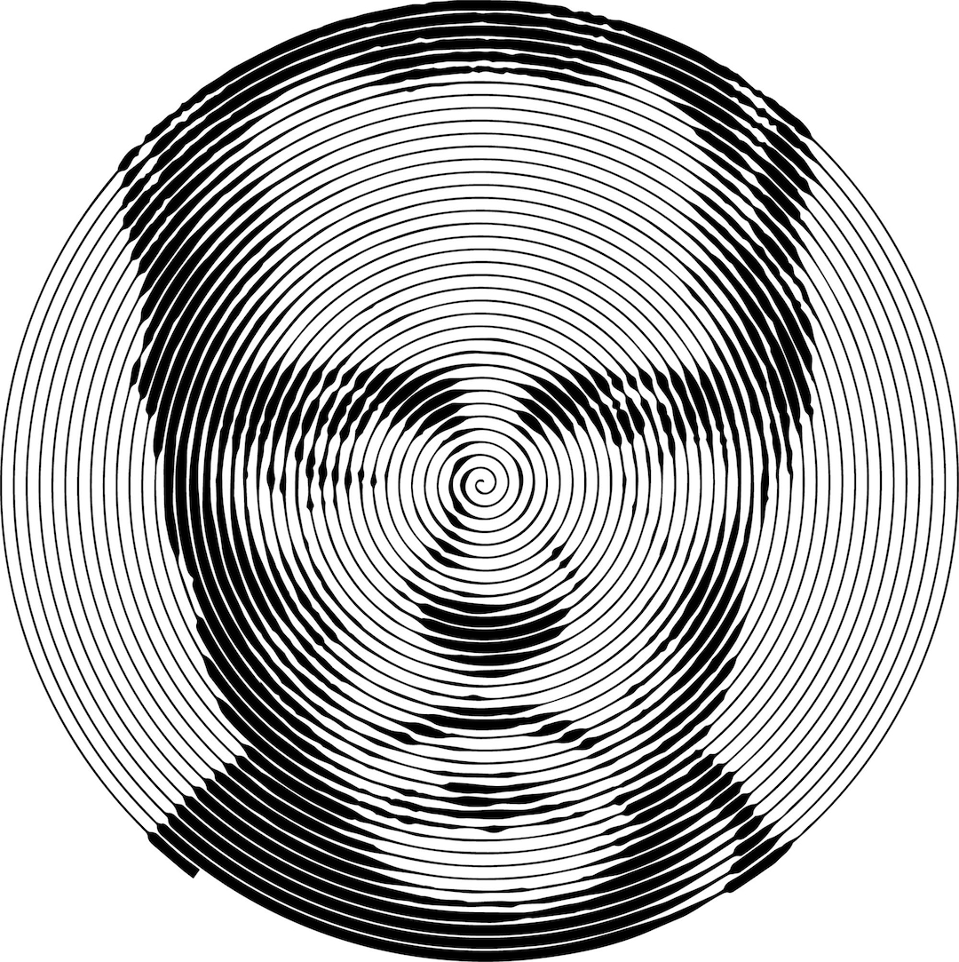 Christopher Walken Spiral Art: Vector Cut File (digital Download) - Etsy