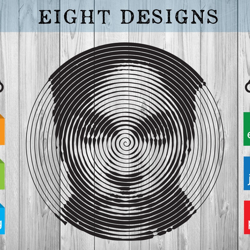 Spiral Stencil Svg - Etsy