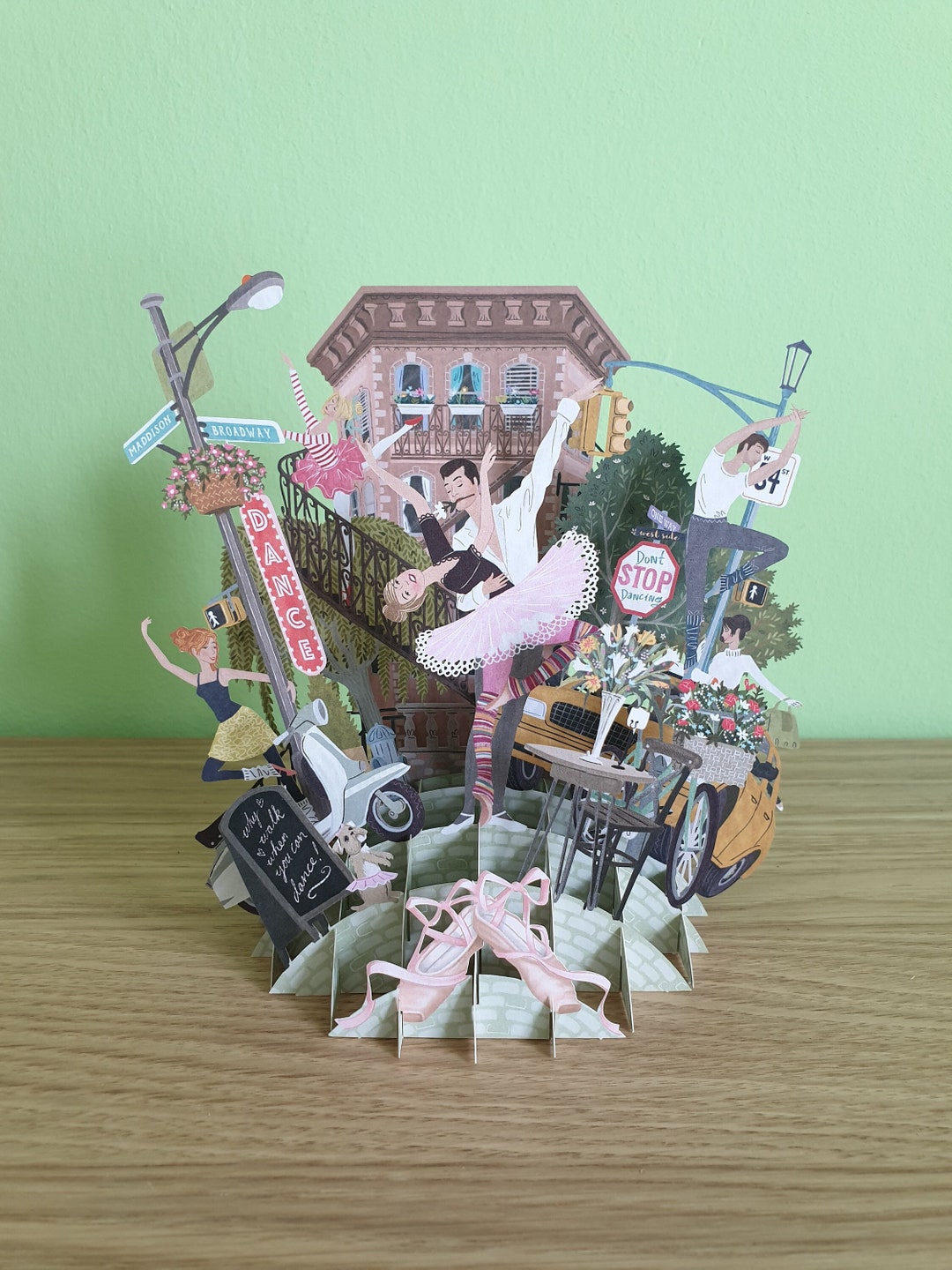 3D Karte Dancing - Etsy.de