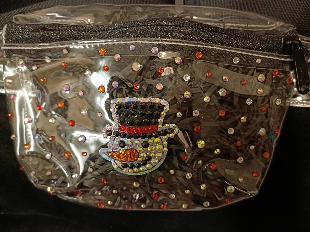 Christmas Bum Bag, Bespoke Bum Bag, Holographic Bag, Red Waist Bag ...