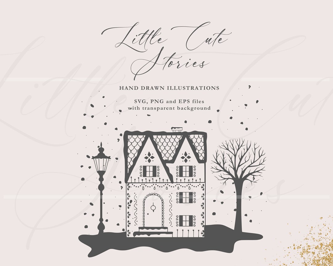 Christmas House | Christmas Village | Winter House | SVG PNG EPS ...