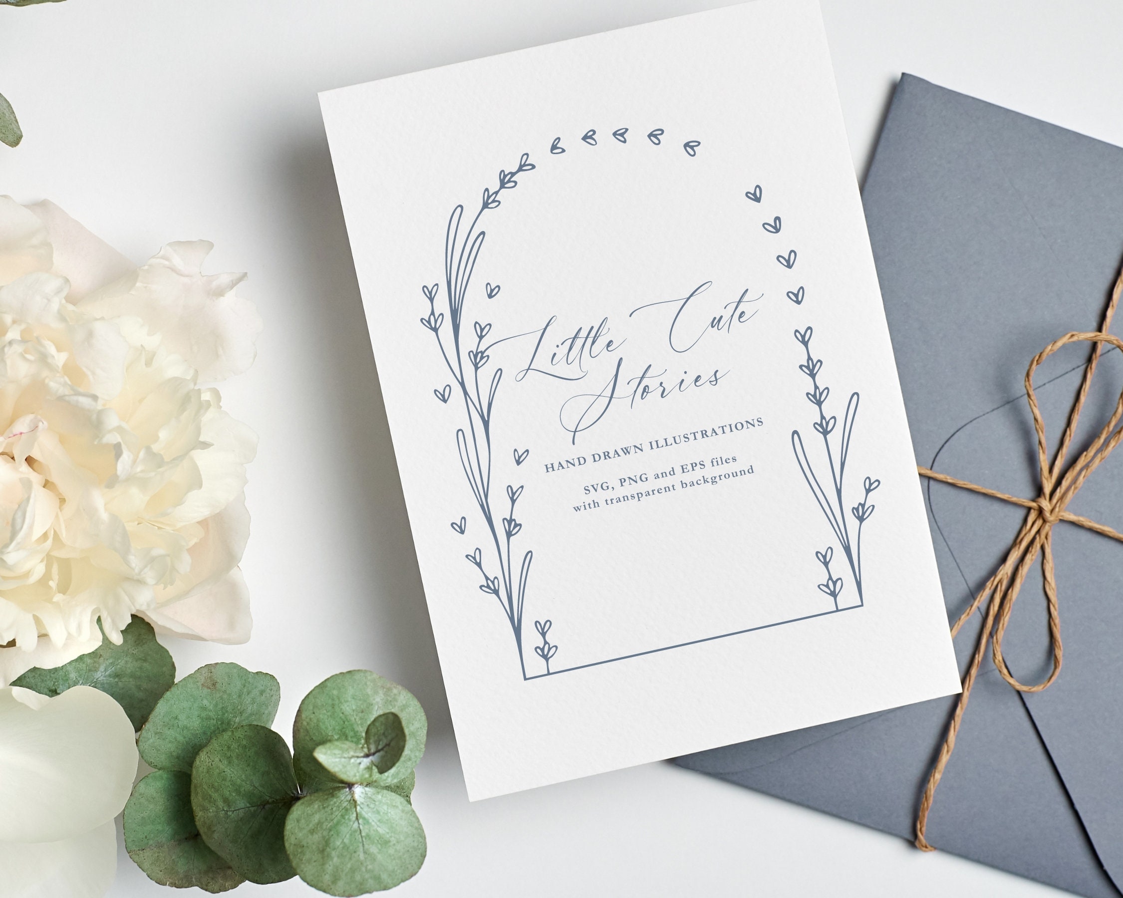 Lavender Arch | Botanical Hand Drawn Illustrations | Engraving Designs ...