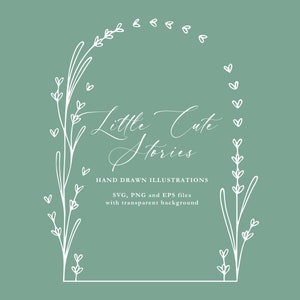 Lavender Arch | Botanical Hand Drawn Illustrations | Engraving Designs ...