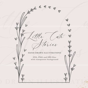 Lavender Arch | Botanical Hand Drawn Illustrations | Engraving Designs ...