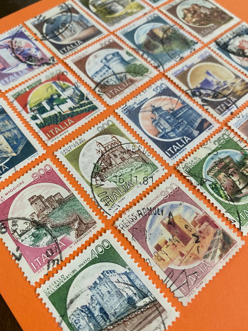 CASTELS of ITALY, 15 Beautiful and Iconic Series From Italian Postage ...