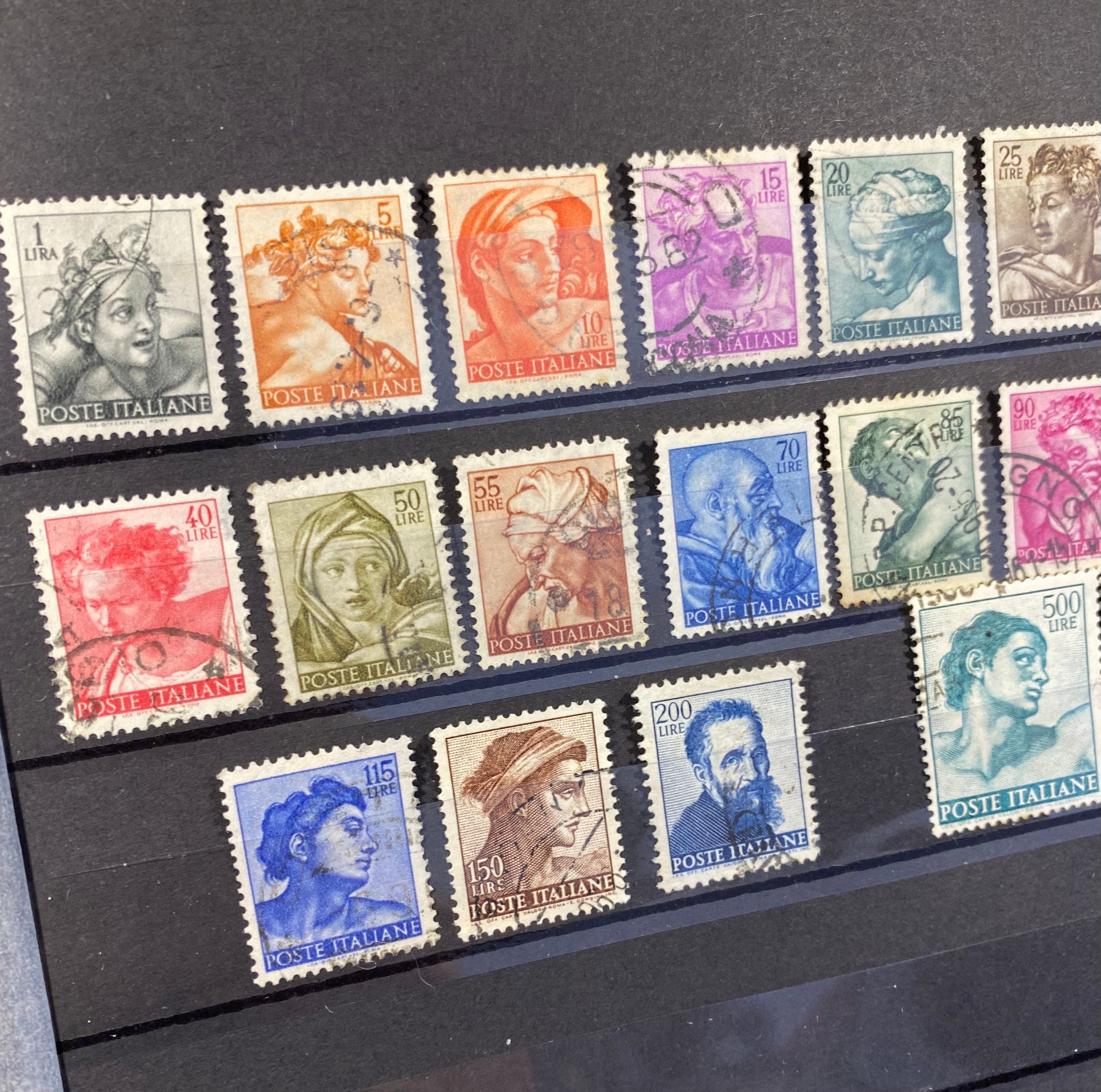 Iconic and Famous Postage Stamp Complete Series la Michelangiolesca ...