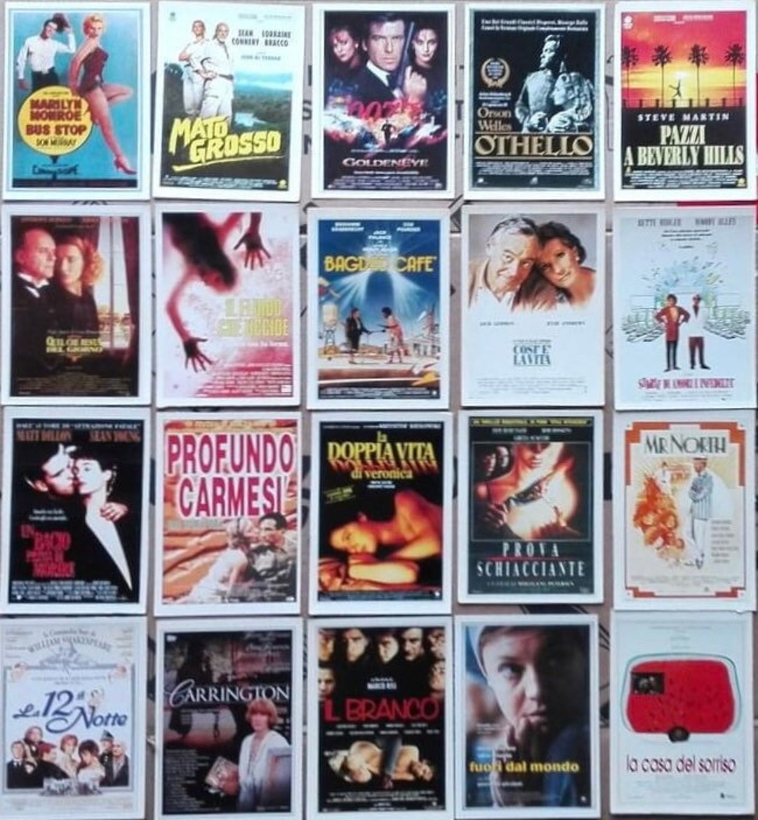 Advertising Movie Postcards From CIAK Magazine, With Technical ...